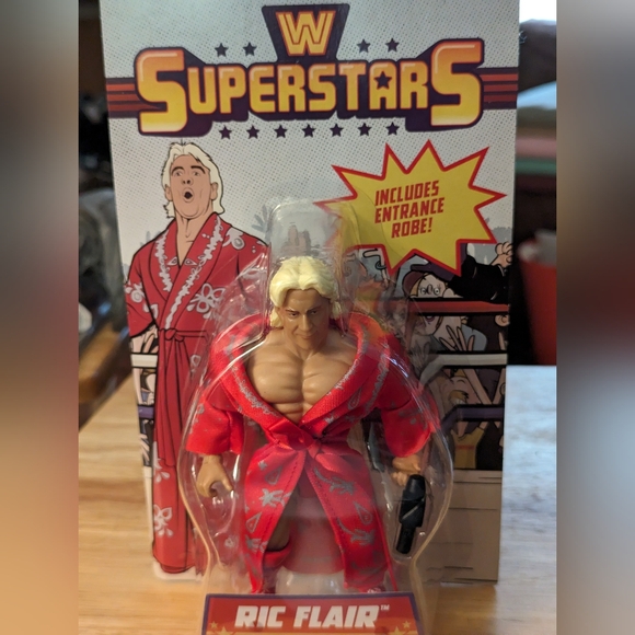 WWE | Toys | Wwe Superstars Nature Boy Ric Flair Wentrance Robe Unpunched Mattel Wcw Nwo Wwf ...